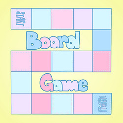 Colorful board game template Royalty Free Vector Image