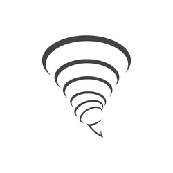 Tornado and cyclone logo symbol design Royalty Free Vector