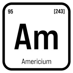Periodic Table of Element Americium Icon Vector Images (57)