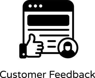 Customer feedback Royalty Free Vector Image - VectorStock