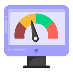 System speed Royalty Free Vector Image - VectorStock
