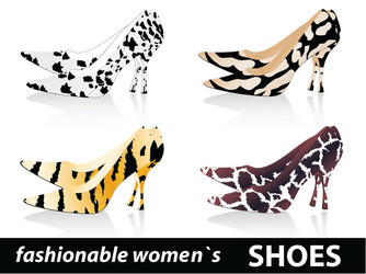Womens shoes Royalty Free Vector Image - VectorStock