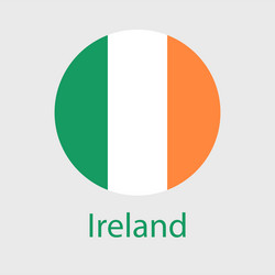 Ireland flag icon irish Royalty Free Vector Image