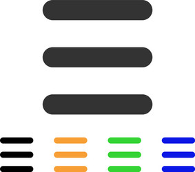 Menu items icon Royalty Free Vector Image - VectorStock