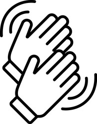 Hand clap Royalty Free Vector Image - VectorStock