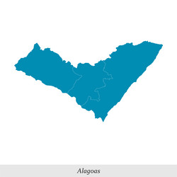 Map of amazonas is a state brazil Royalty Free Vector Image