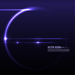 Blue glowing circle Royalty Free Vector Image - VectorStock