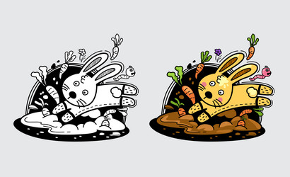 Rabbit Flashcard Vector Images (over 170)