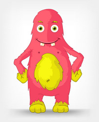 Cute monster cartoon Royalty Free Vector Image