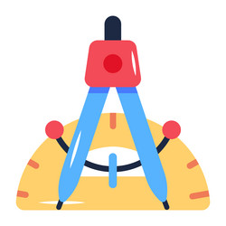 Geometry tools Royalty Free Vector Image - VectorStock