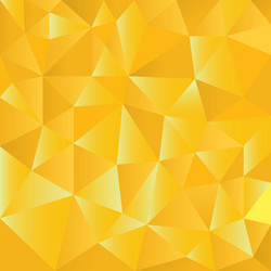 Gold polygonal background Royalty Free Vector Image