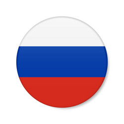 Russia Flag Glossy Round Button Vector Images (over 770)
