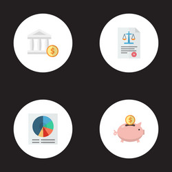 Set registration icons flat style symbols Vector Image