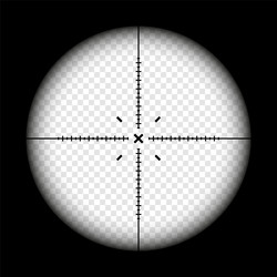 Sniper scope overlay Royalty Free Vector Image