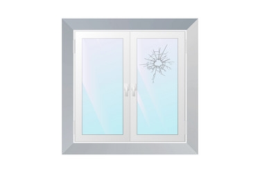 Broken window design Royalty Free Vector Image