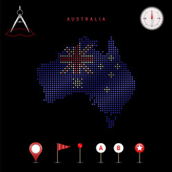 Australia Map Pixel Art Vector Images (over 130)