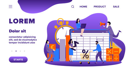 Accounting app 2 Royalty Free Vector Image - VectorStock