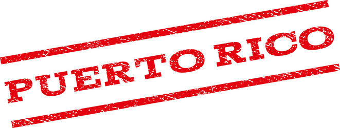 Puerto rico watermark stamp Royalty Free Vector Image