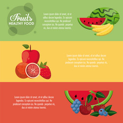 Healthy food infographic Royalty Free Vector Image