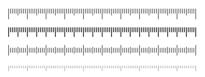 Measurement length objects such as ruler tape Vector Image Measurement length objects such as ruler tape Vector Image
