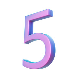 Pink Number 5 Vector Images (over 600)