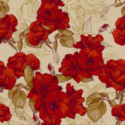 Seamless floral pattern Royalty Free Vector Image