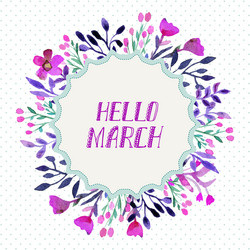 Hello spring Royalty Free Vector Image - VectorStock
