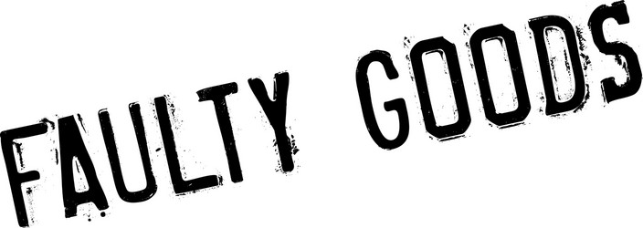 Faulty rubber stamp Royalty Free Vector Image - VectorStock