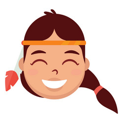 Native american pike Royalty Free Vector Image