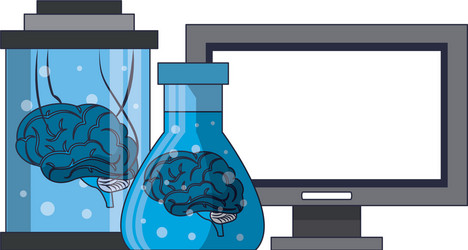 Artificial intelligence icons concept cartoon Vector Image