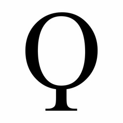 Koppa greek sign Royalty Free Vector Image - VectorStock