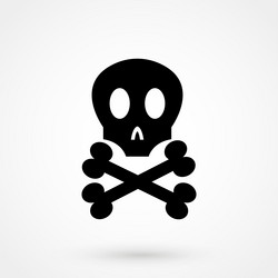 Skull Crossbones Clipart Vector Images (over 460)