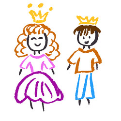 Stick Figure Prince And Princess