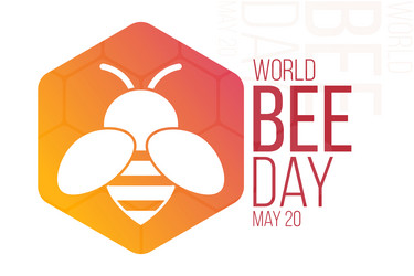 World bee day may 20 Royalty Free Vector Image