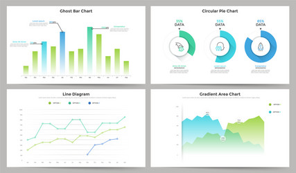 Circle chart design modern template Royalty Free Vector