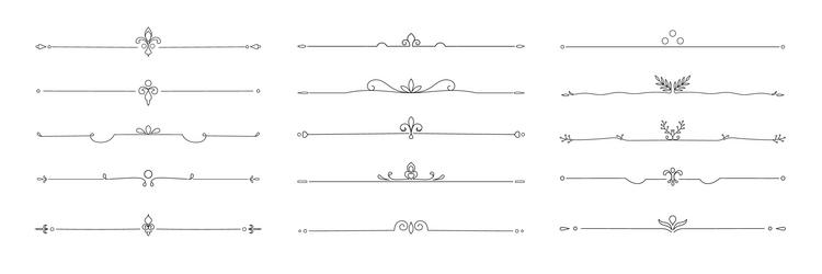 Divider design elements big set Royalty Free Vector Image
