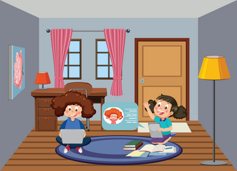 Kids Learning Cartoon Vector Images (over 100,000)