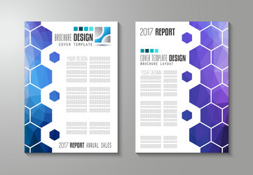 Cover design document template Royalty Free Vector Image