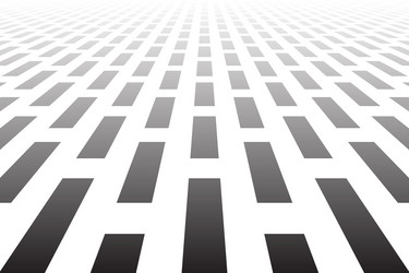 Pattern in diminishing perspective Royalty Free Vector Image