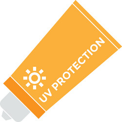 Sunblock logo sun and fire logo skin protect logo Vector Image