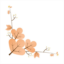Autumn leaf corner Royalty Free Vector Image - VectorStock