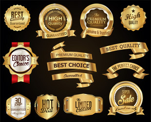 Golden Ribbons Vector Images (over 99,000)