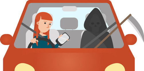 Using Phone While Driving Vector Images (26)