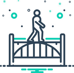 Footbridge Royalty Free Vector Image - VectorStock