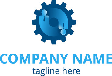 Hr company co-working logo template with people Vector Image