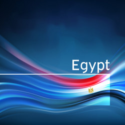 Egypt flag background abstract egyptian card Vector Image