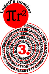 Math times table number one Royalty Free Vector Image