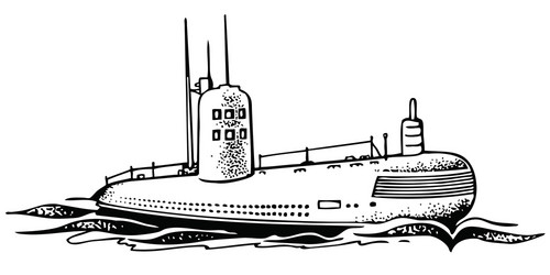 Nuclear Submarine Vector Images (over 4,200)