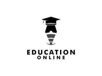 Education logo icon design Royalty Free Vector Image