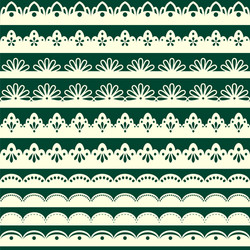 Old border designs set Royalty Free Vector Image